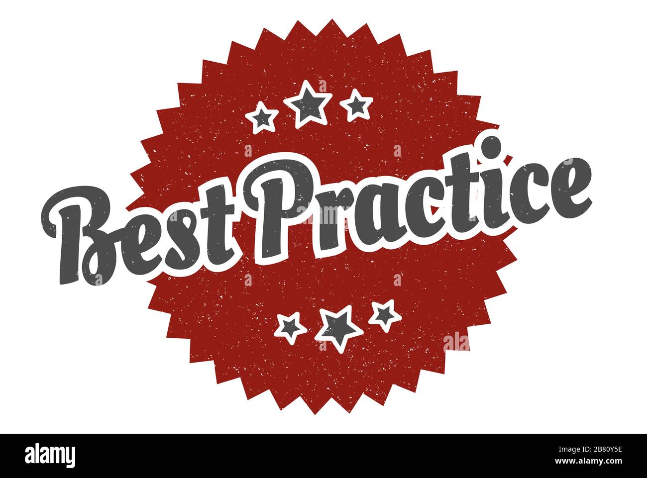 best practice sign. best practice round vintage retro label. best ...