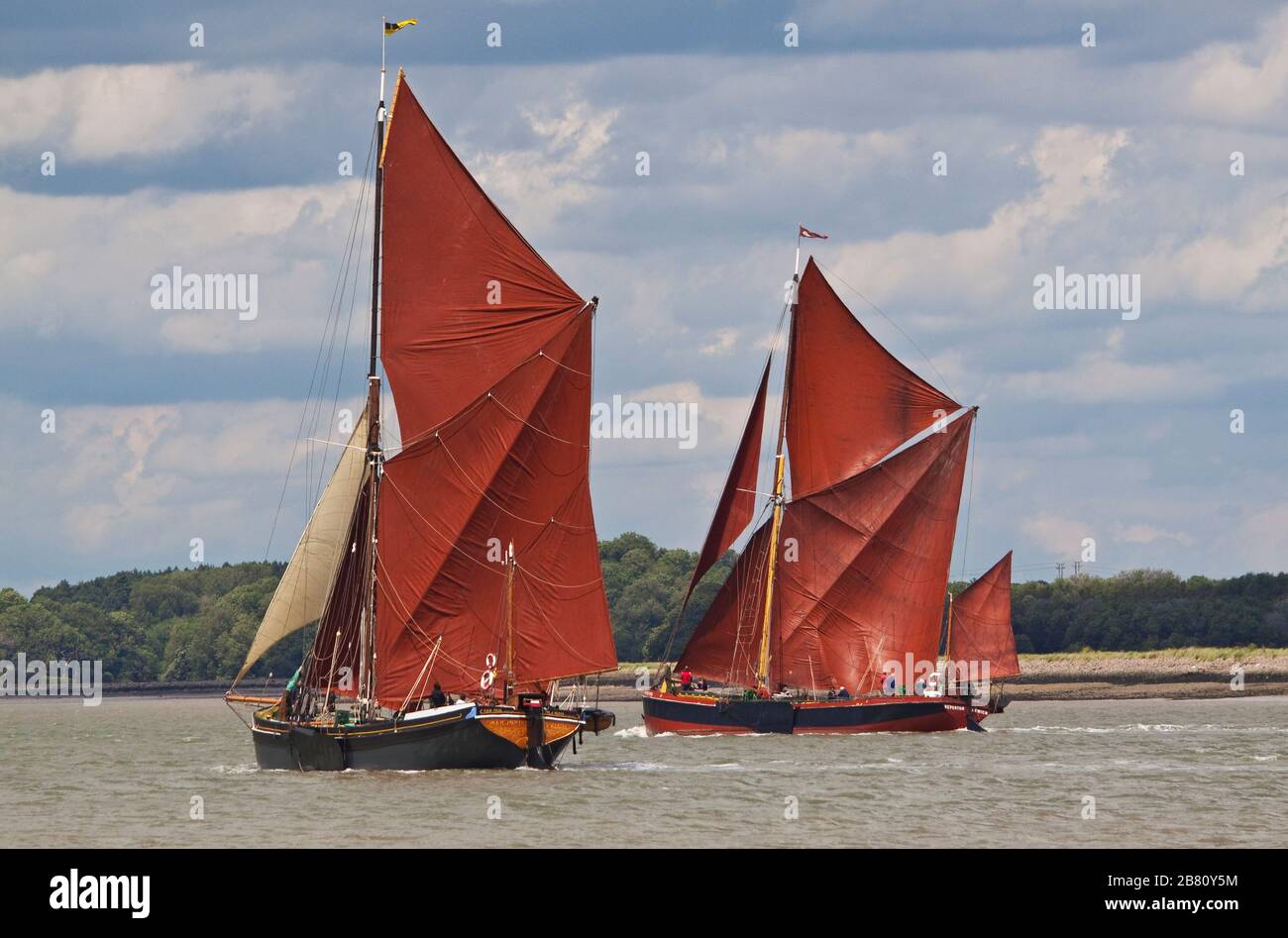 Pin mill sailing barge match hi-res stock photography and images - Alamy
