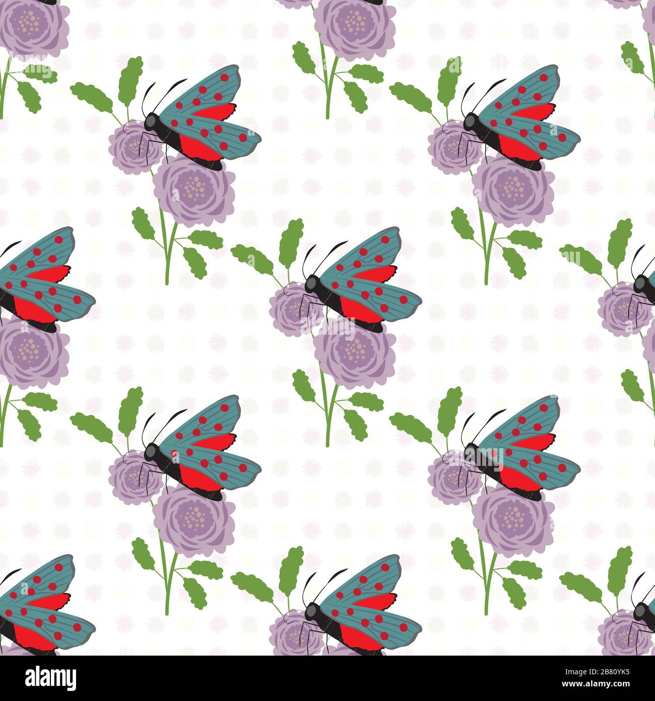 White spot moth Stock Vector Images - Alamy