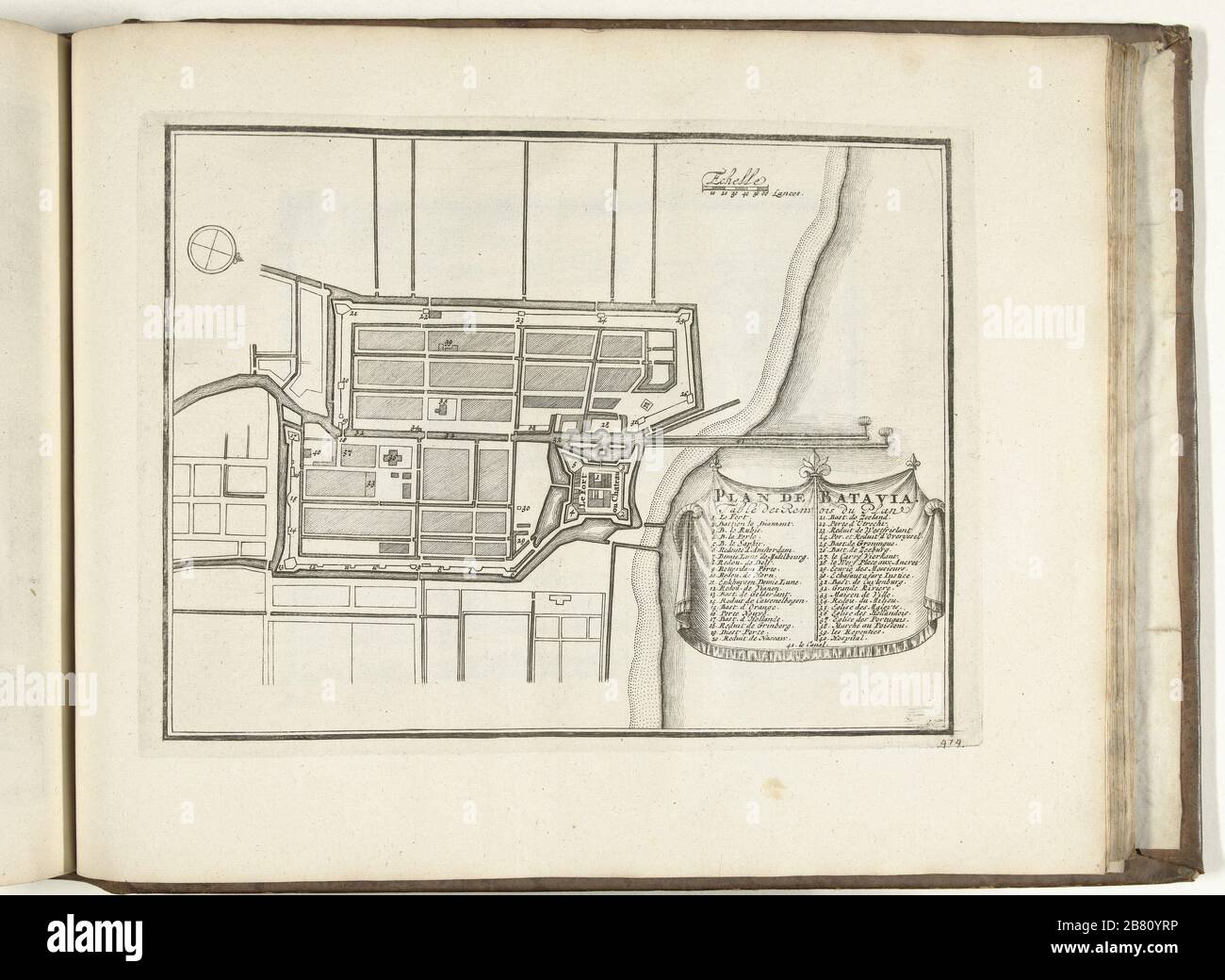 Batavia map hi-res stock photography and images - Alamy