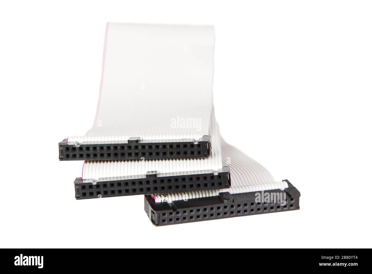 Ide connector, on a white background Stock Photo - Alamy