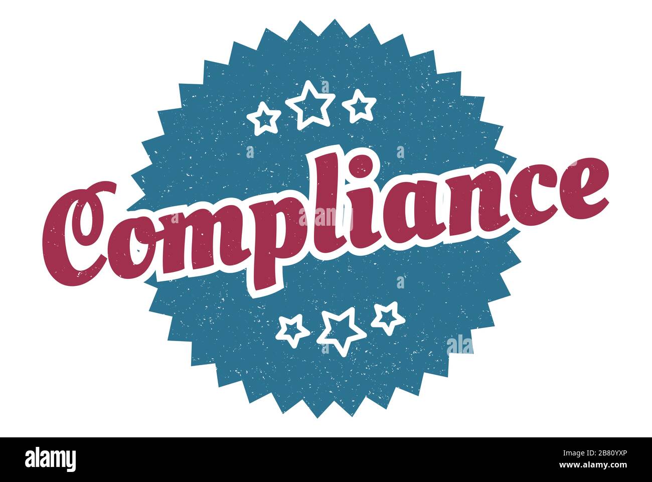 compliance sign. compliance round vintage retro label. compliance Stock ...