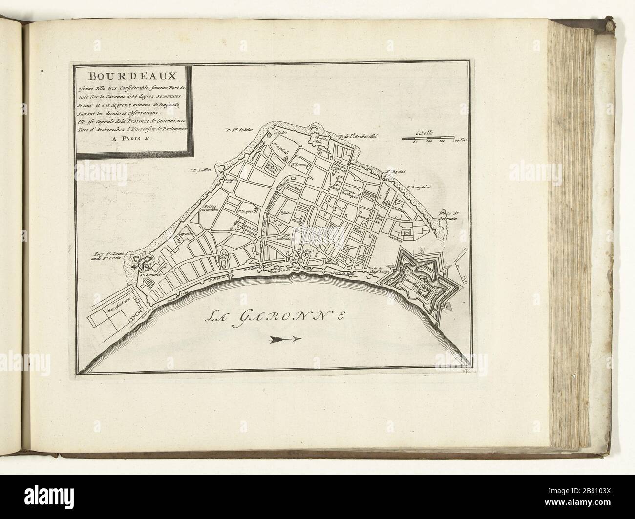 Old map of bordeaux hi-res stock photography and images - Alamy