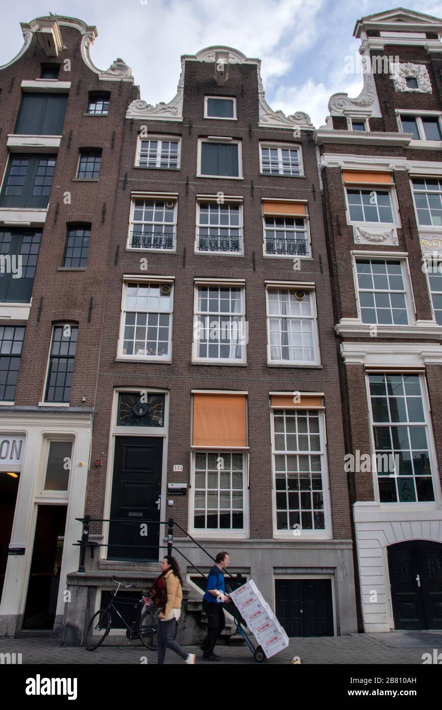 Canal House 143 At The Oude Turfmarkt At Amsterdam The Netherlands 2020 ...