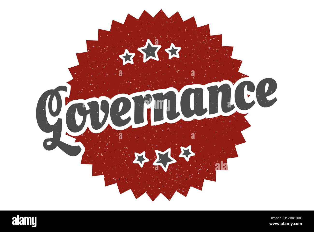 governance sign. governance round vintage retro label. governance Stock ...