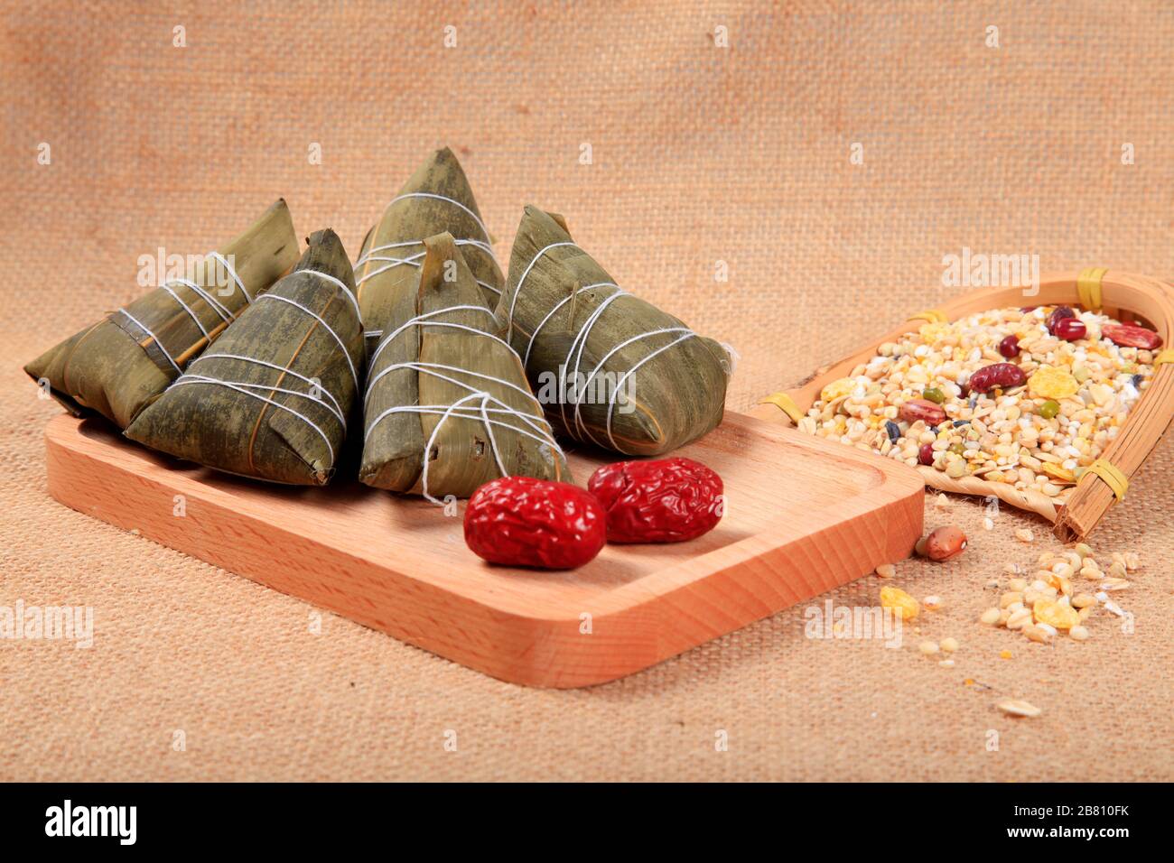 Rice dumplings, A Chinese delicacy Stock Photo - Alamy