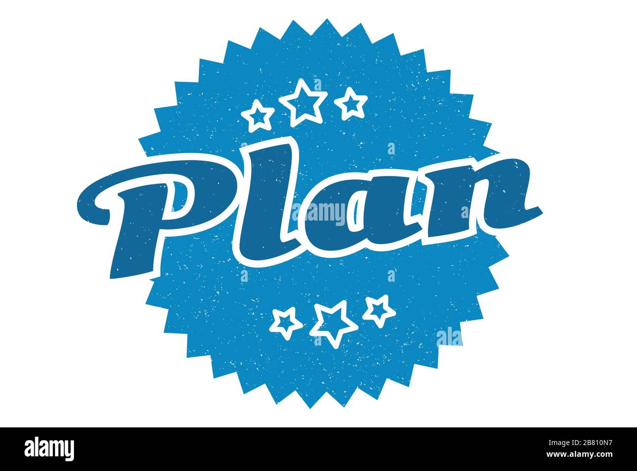 plan sign. plan round vintage retro label. plan Stock Vector Image ...
