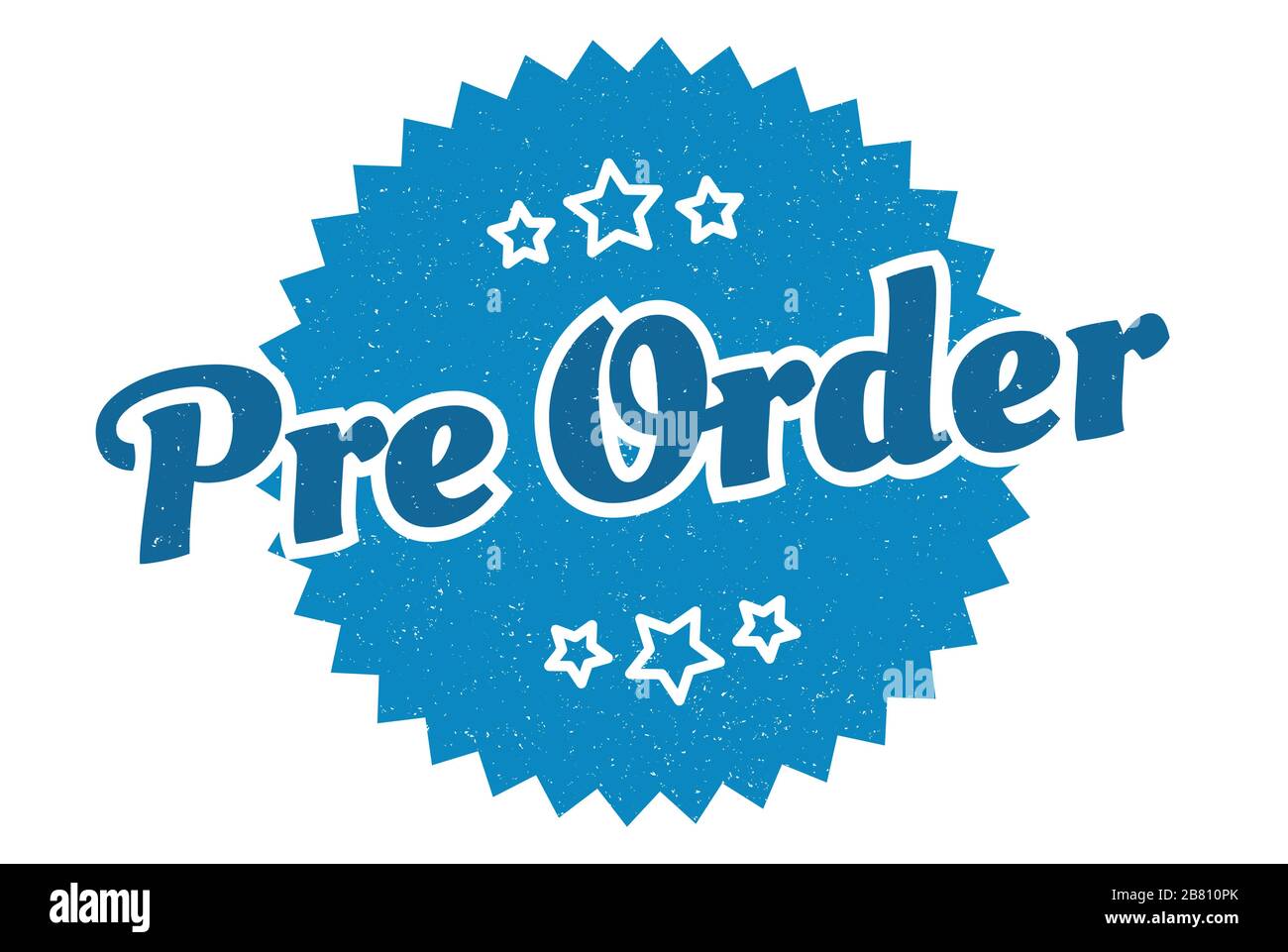 pre order sign. pre order round vintage retro label. pre order Stock ...