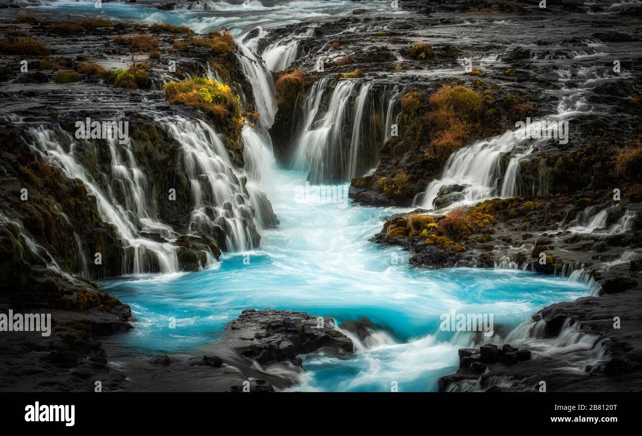 Bruarfoss, the most beautyfull waterfall in Island Bruarfoss, the most ...