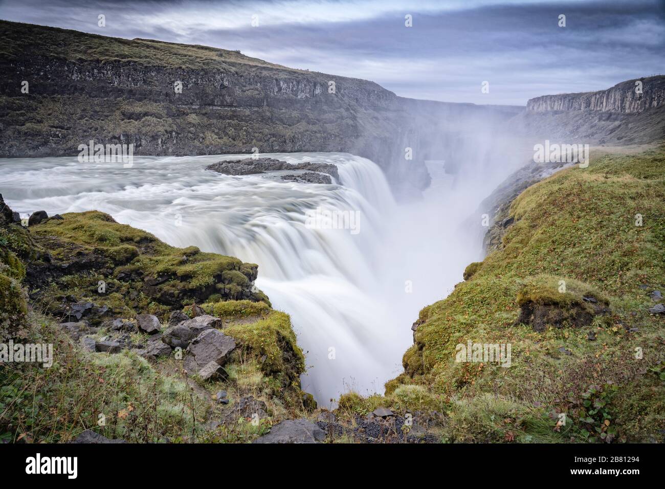Gullfoss waterfall scenery hi-res stock photography and images - Alamy