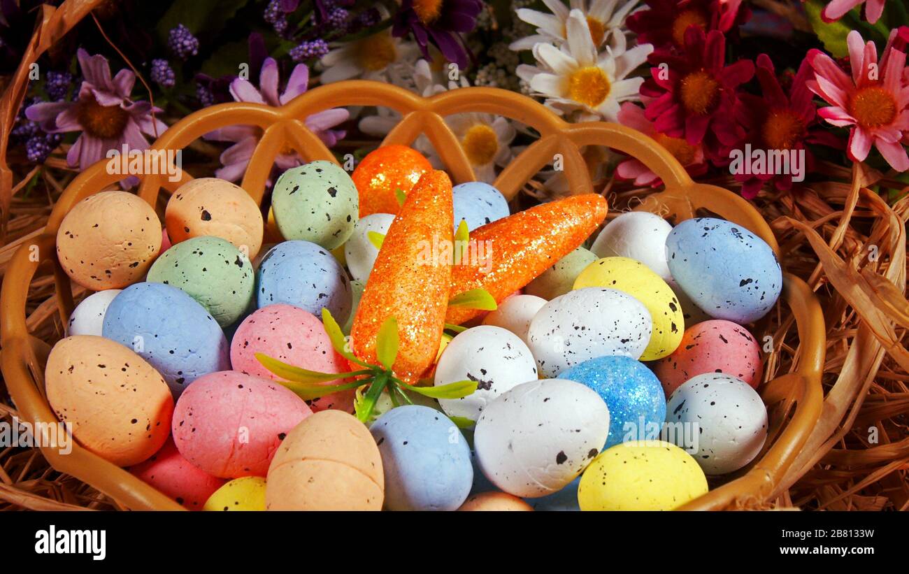 Colorful Traditional Celebration Easter Paschal Eggs Photo Stock Photo ...
