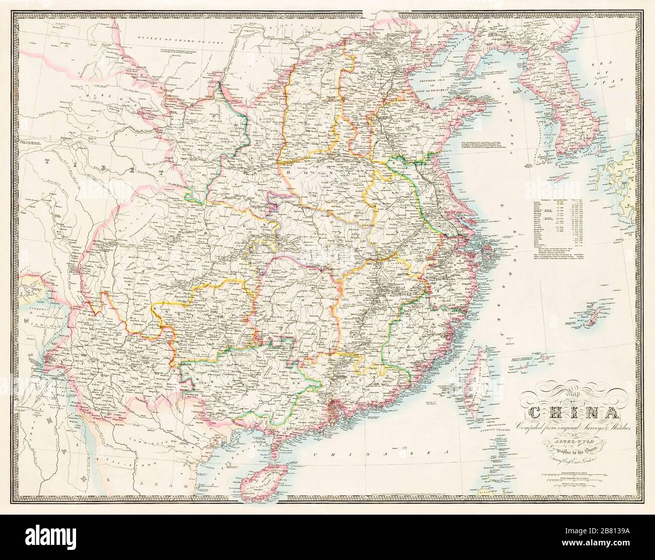 Old map of china sea hi-res stock photography and images - Alamy