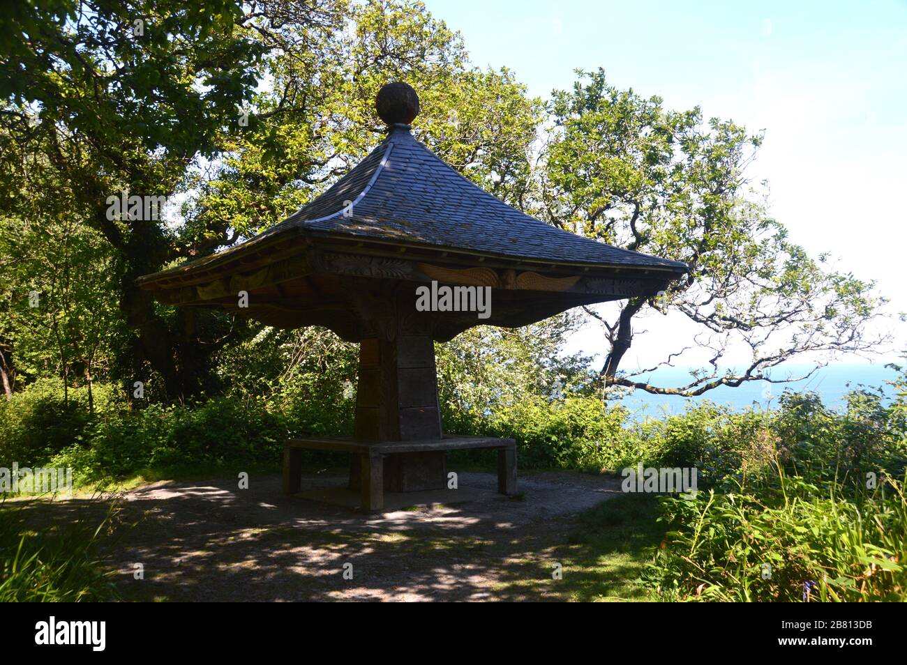 The Angel's Wings Shelter on the Cliffs near the Fishing Village of ...