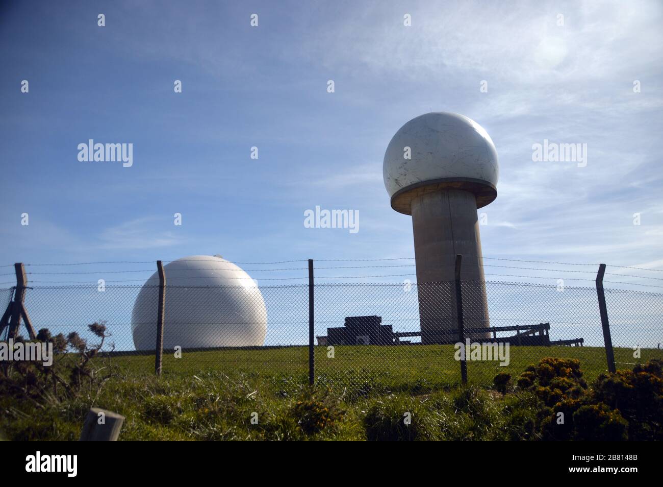 Civil Aviation Authority Air Traffic Control Radar Domes at Hartland ...
