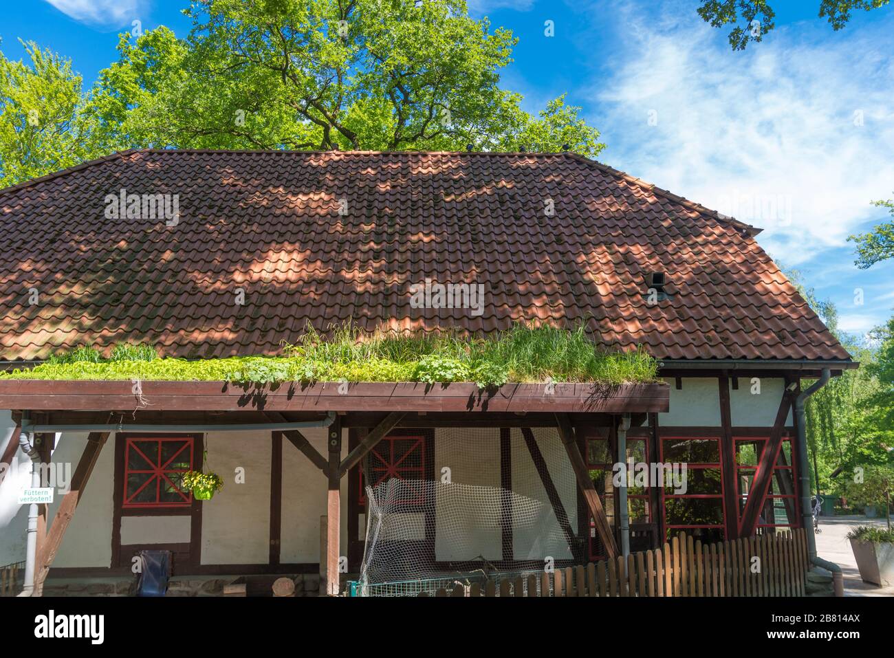small barn in a natural surroundings Stock Photo - Alamy