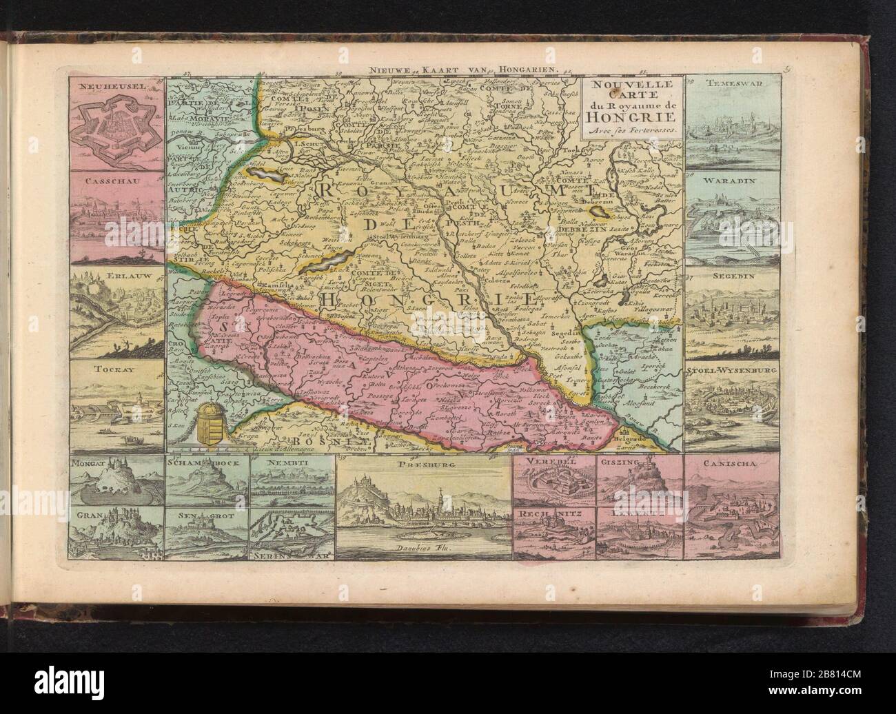 Old hungary map hi-res stock photography and images - Alamy