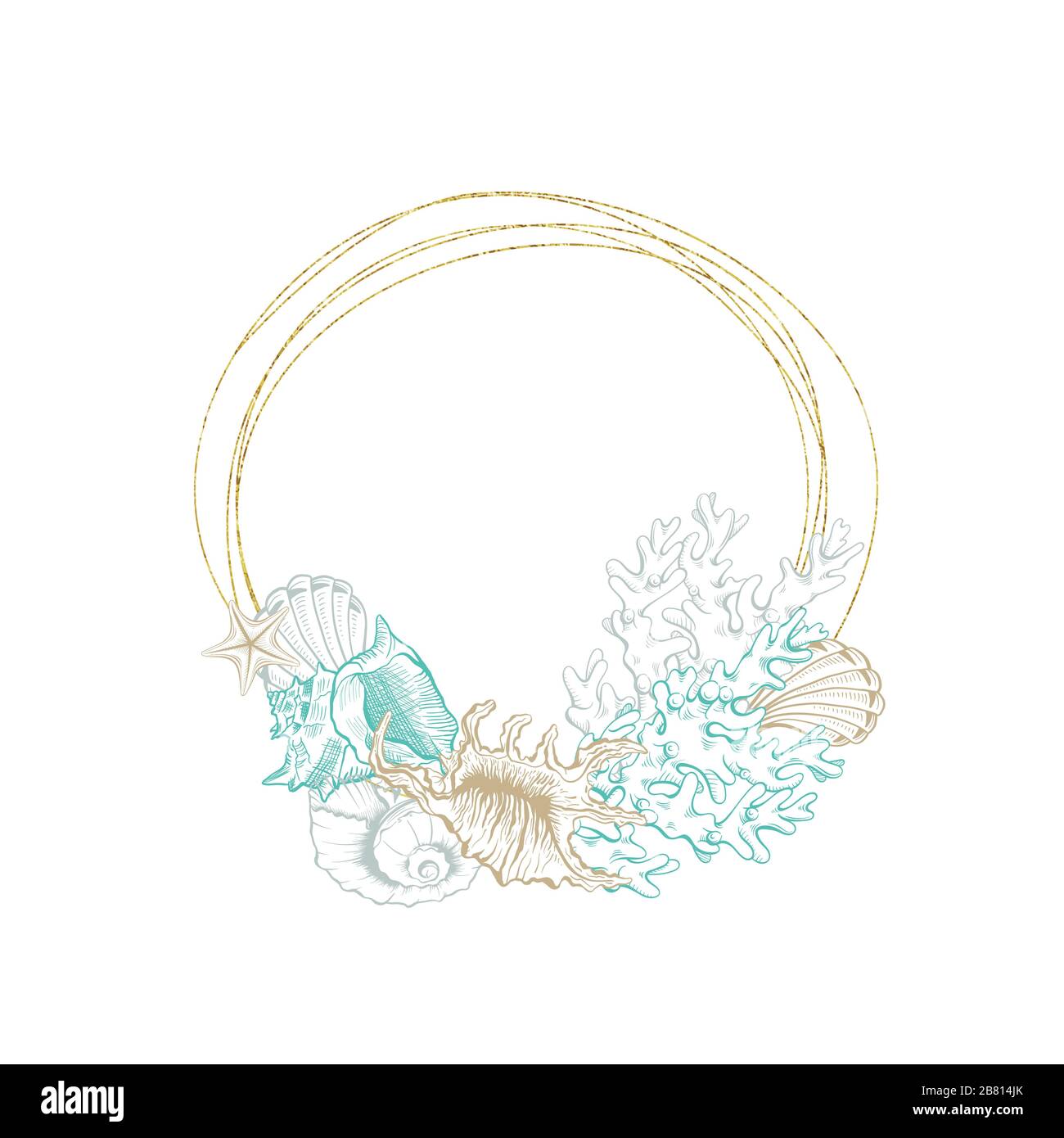 Gold label frame hi-res stock photography and images - Alamy