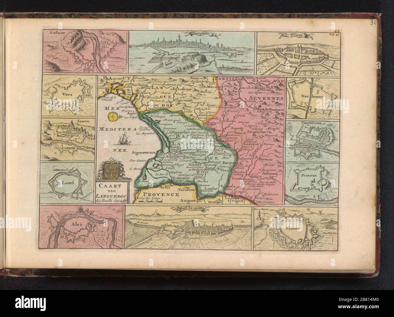 Map of languedoc hi-res stock photography and images - Alamy