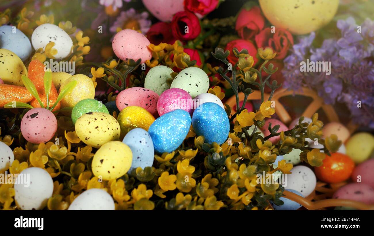 Colorful Traditional Celebration Easter Paschal Eggs Photo Stock Photo ...