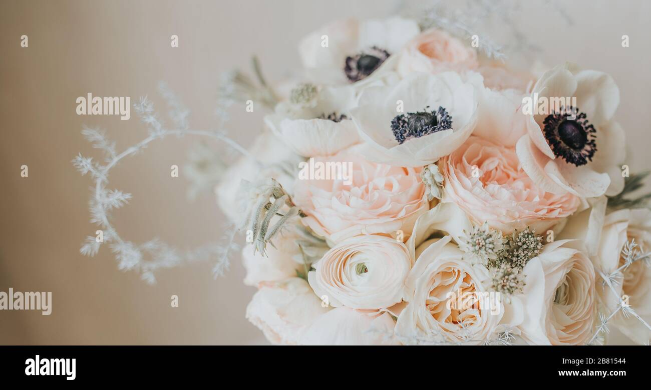 Beautiful flower background in spring. Wedding season. Flower art for ...
