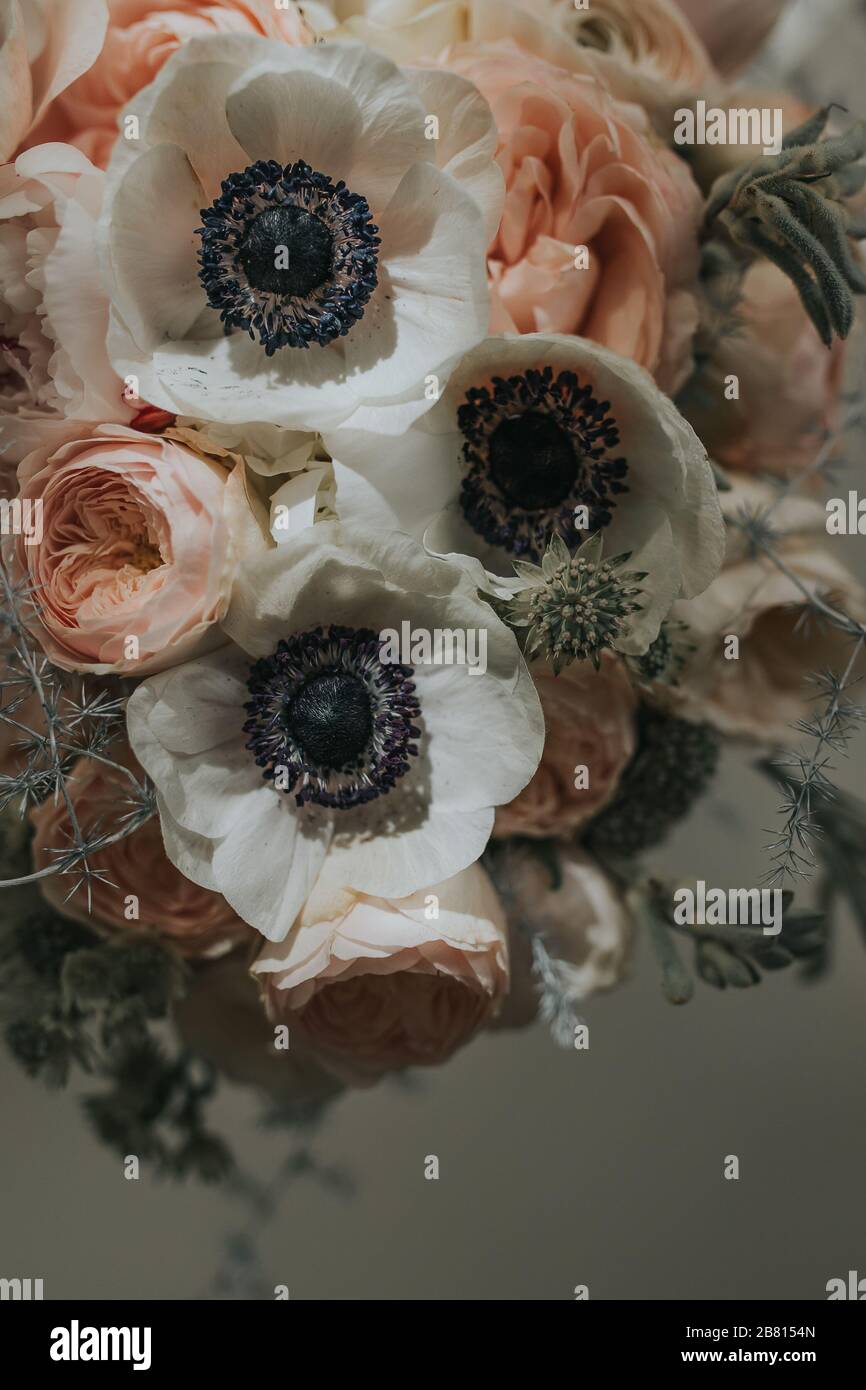 Beautiful flower background in spring. Wedding season. Flower art for ...