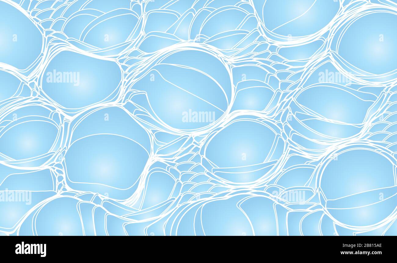 Abstract blue bubble print background Stock Photo - Alamy