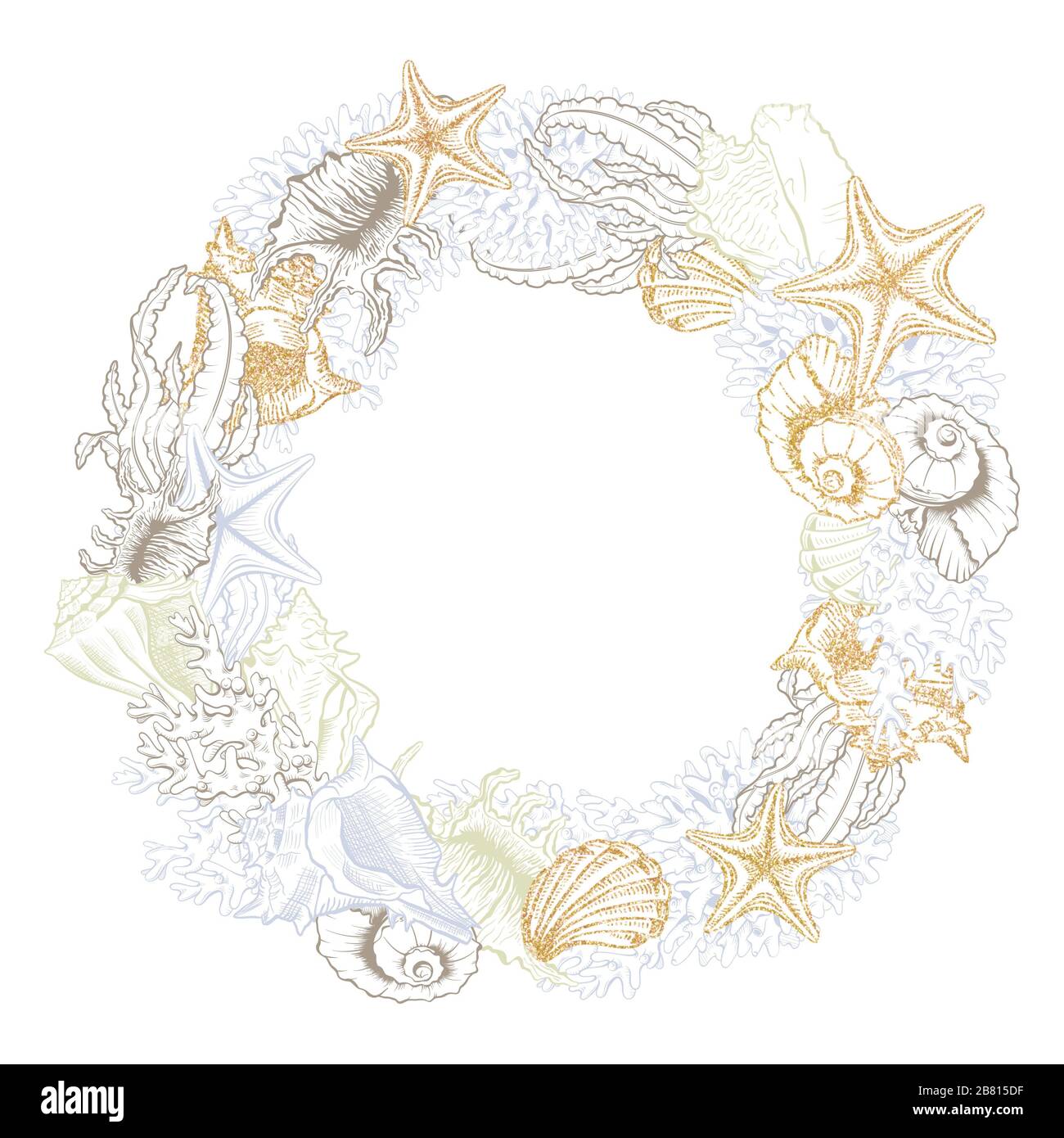 Seashell Card Template