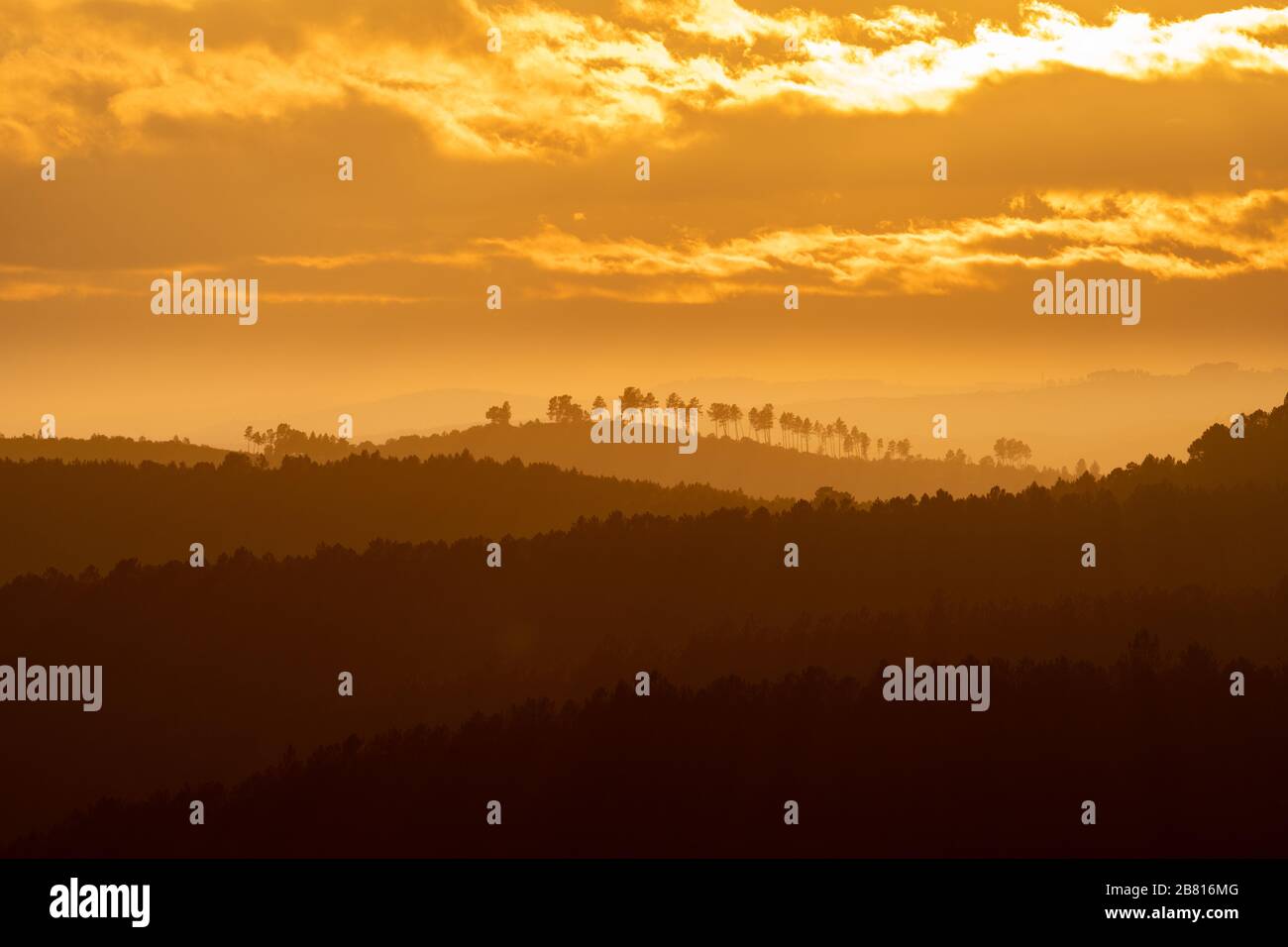 Hills in layers hi-res stock photography and images - Alamy