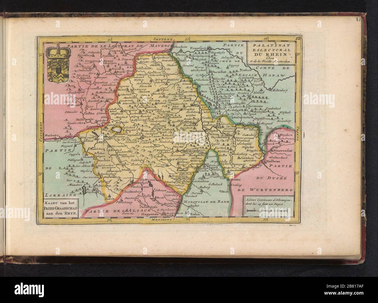 Rhineland map hi-res stock photography and images - Alamy