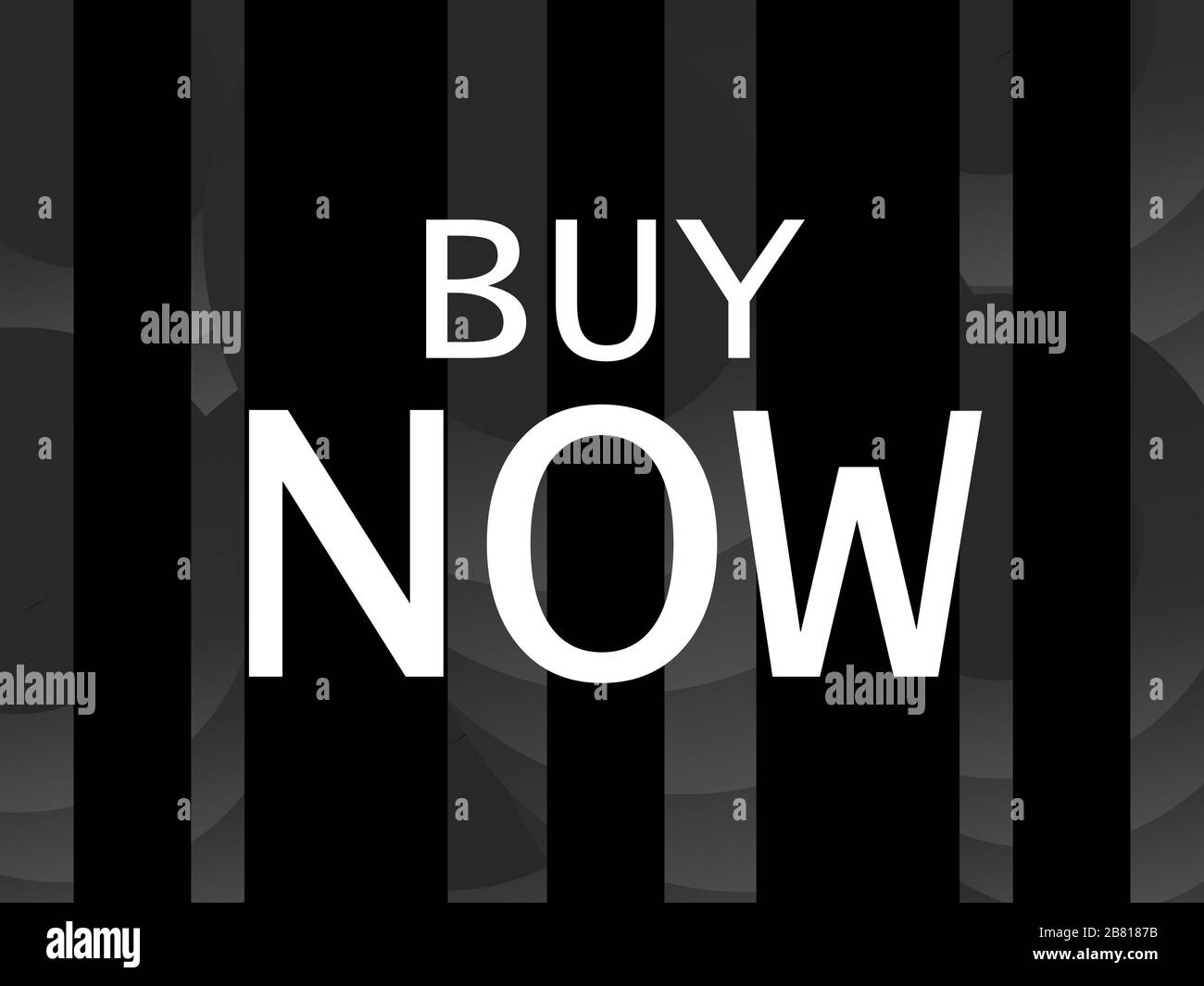 Buy now white text on black background. Big sale. Vector illustration ...
