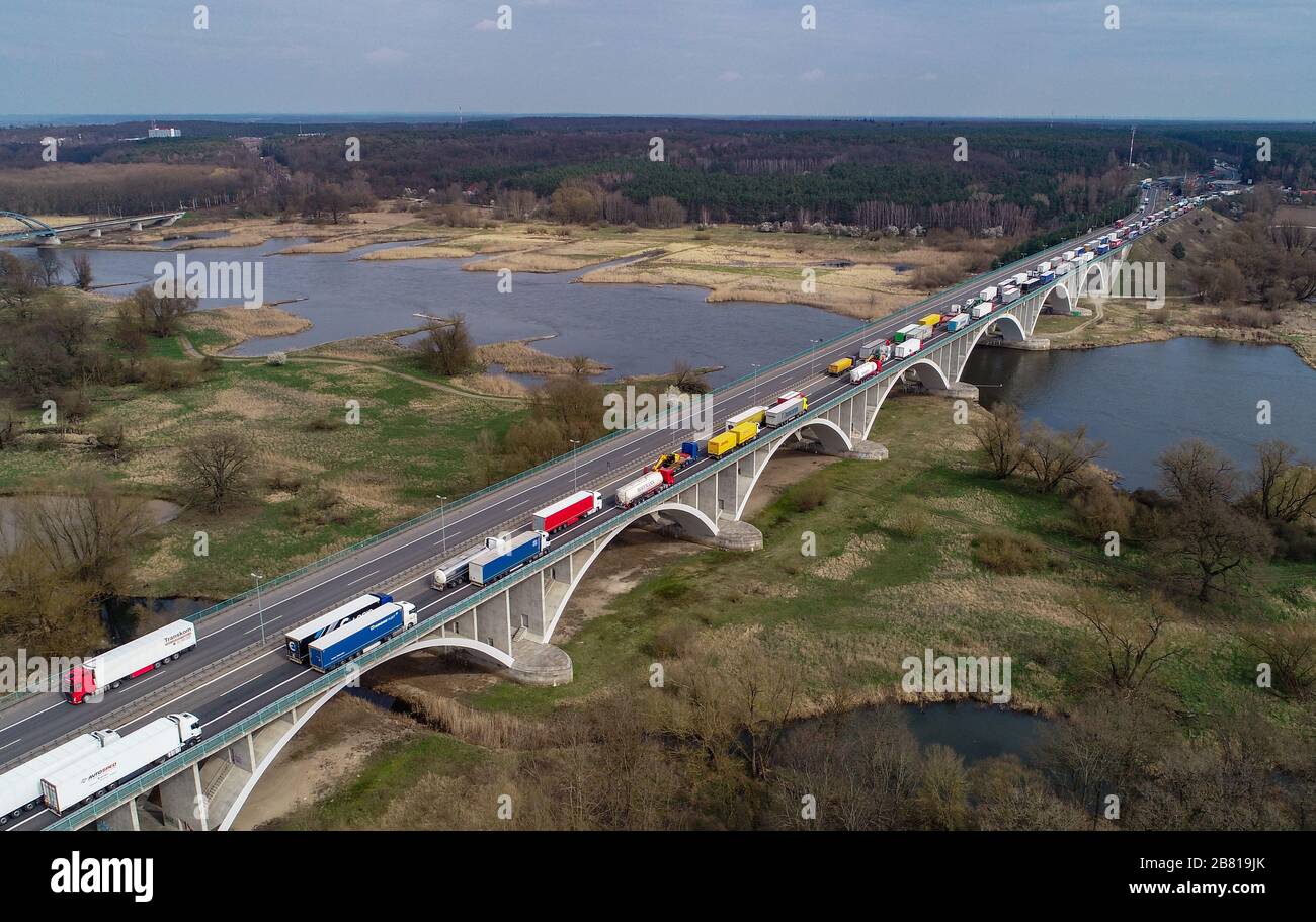 Border Crossing Poland Frankfurt Oder Brandenburg High Resolution Stock ...