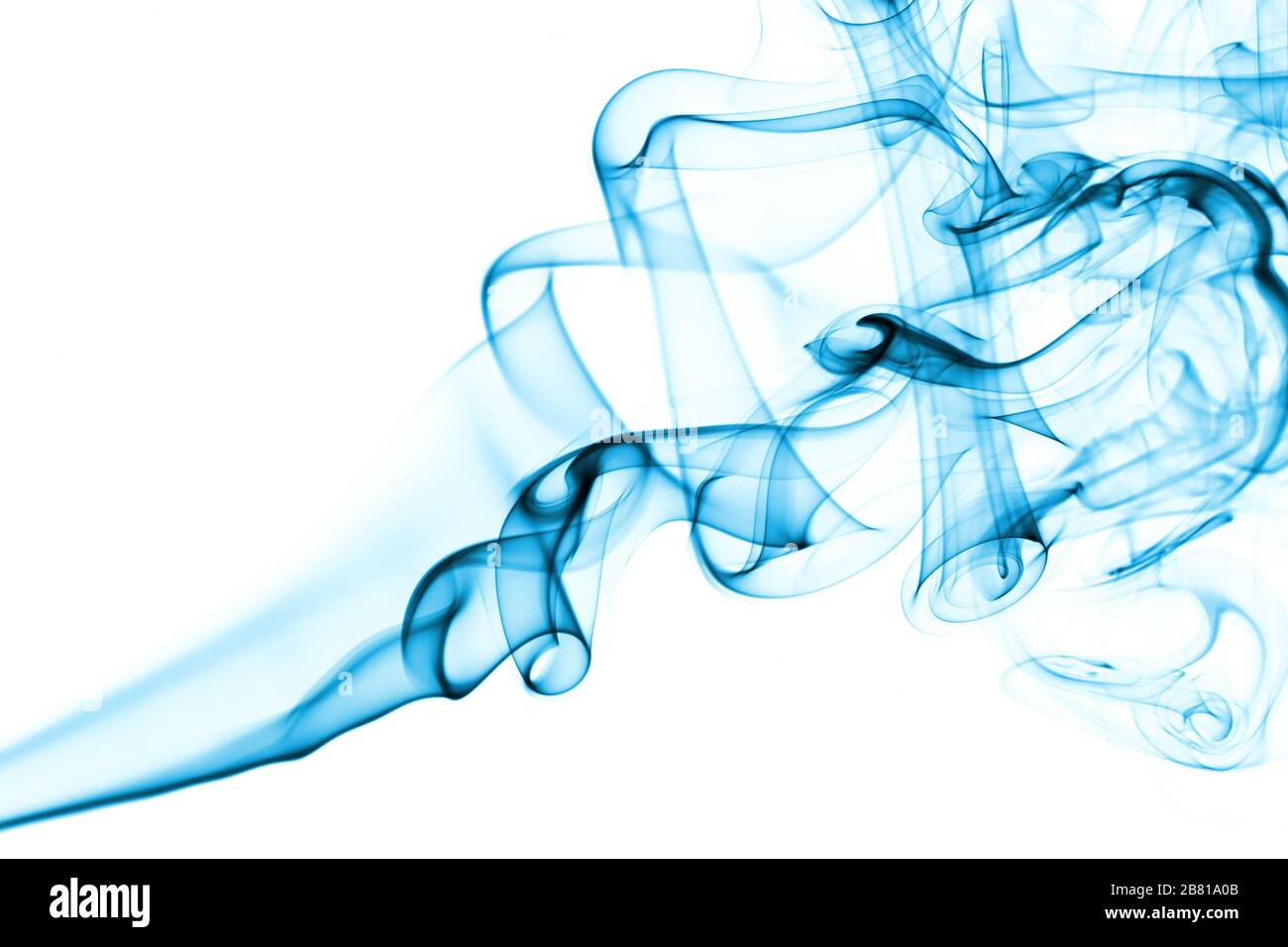 Light Blue Smoke Background