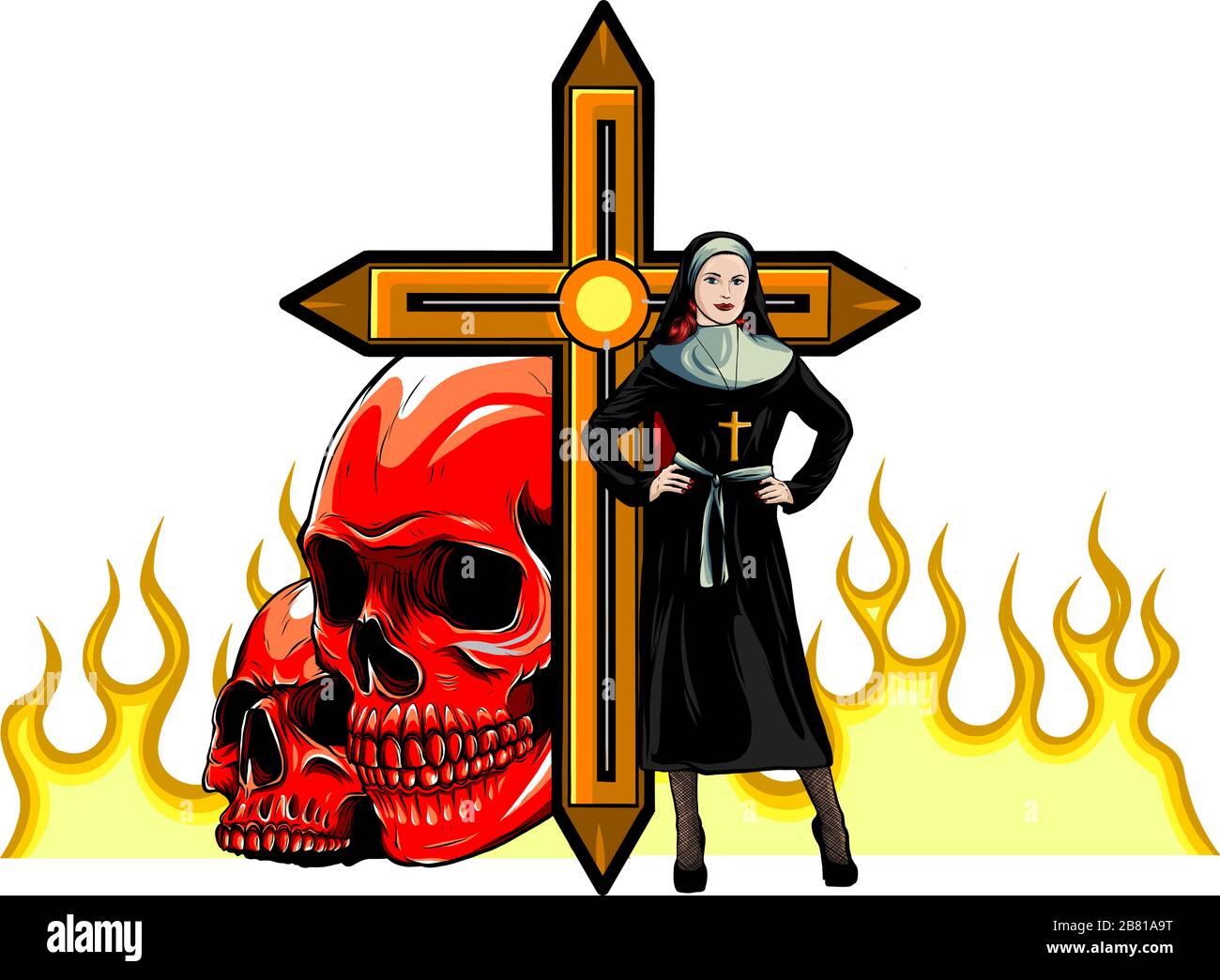 Evil lady Cut Out Stock Images & Pictures - Alamy