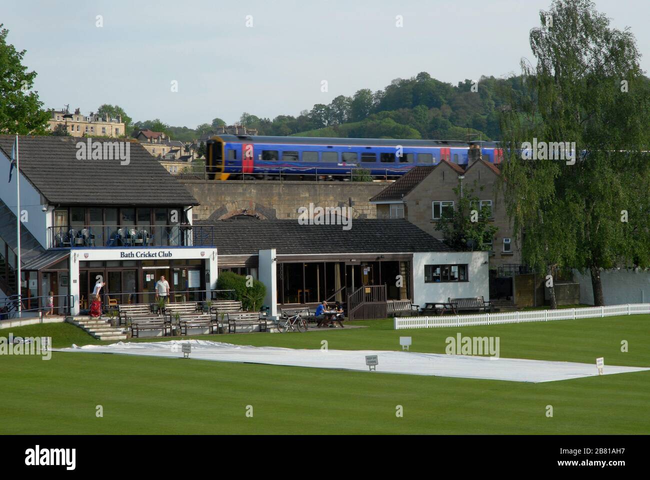 Bath Cricket Club; Bath, Somerset, South West of England Stock Photo ...