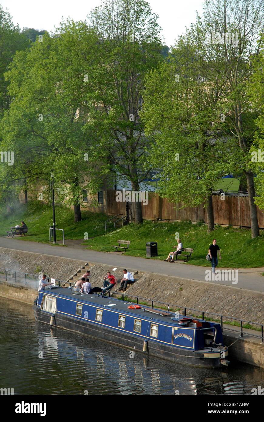 River Avon, (Rio Avon) Bath. Somerset, South West of England Stock ...