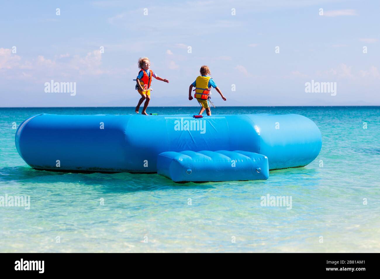 Dive pool trampoline hi-res stock photography and images - Alamy