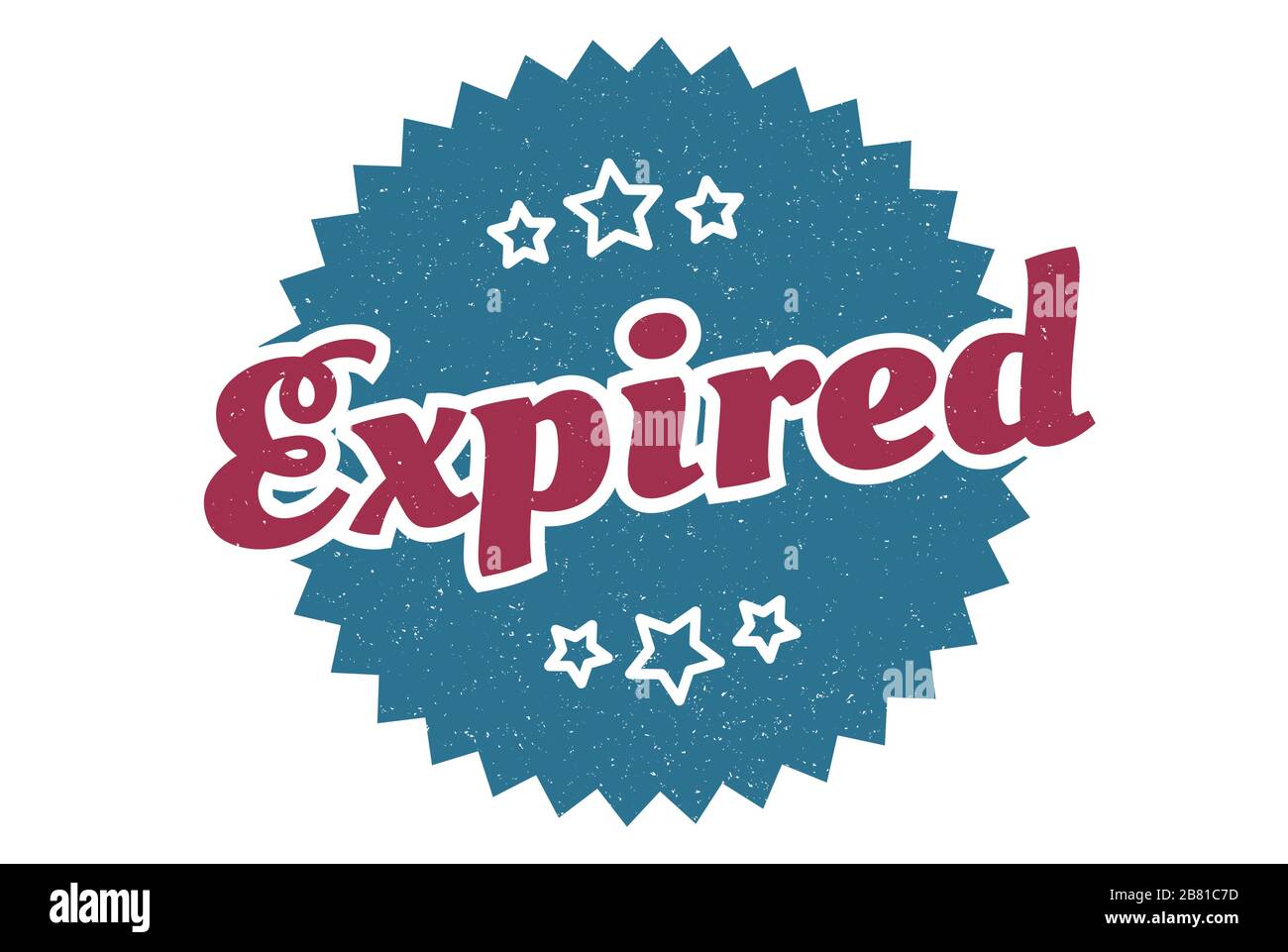 expired sign. expired round vintage retro label. expired Stock Vector ...