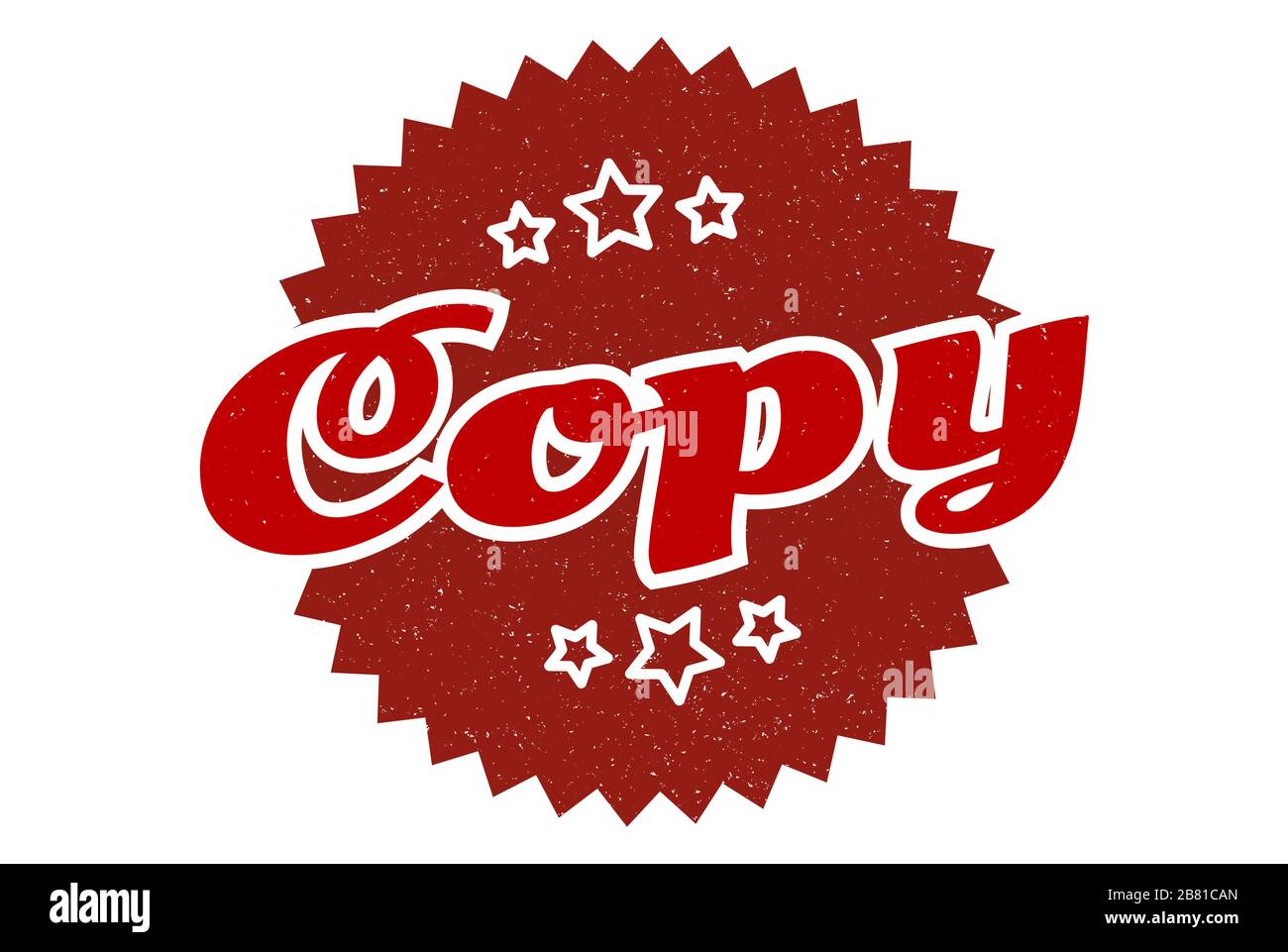 copy sign. copy round vintage retro label. copy Stock Vector Image ...