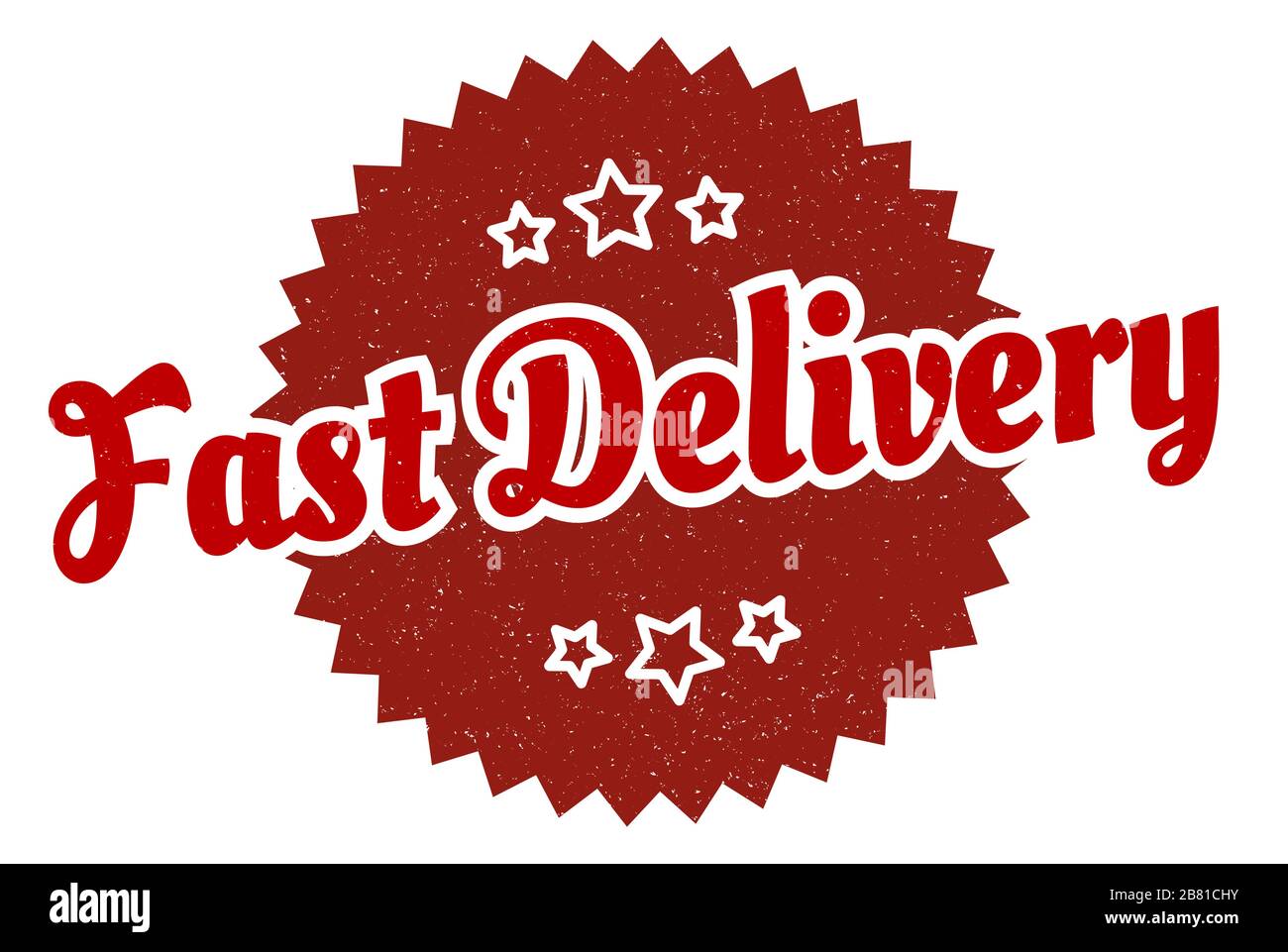 Fast delivery round vintage Stock Vector Images - Alamy