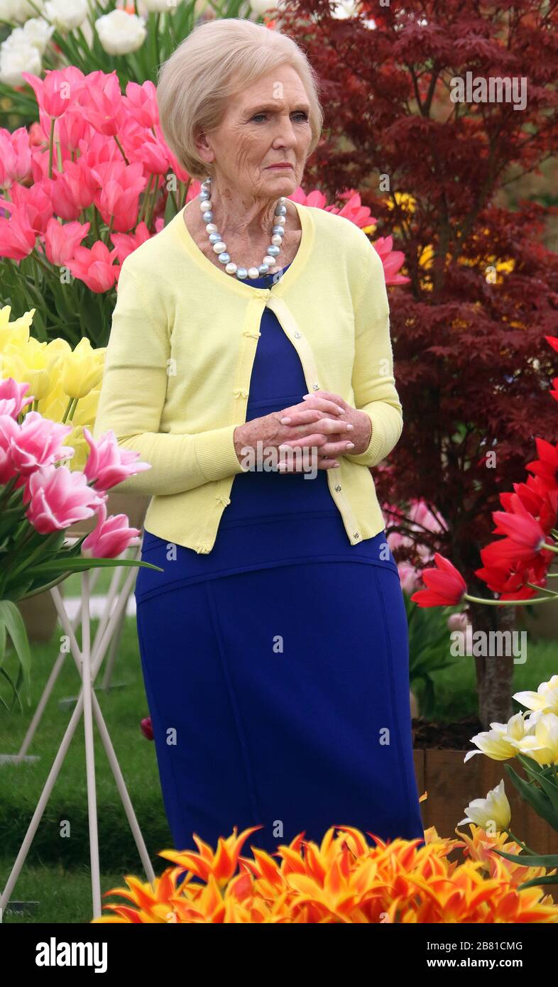 Mary berry at the chelsea flower show hi-res stock photography and ...