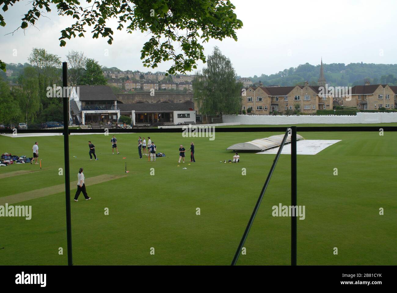 Bath Cricket Club; Bath, Somerset, South West of England Stock Photo ...