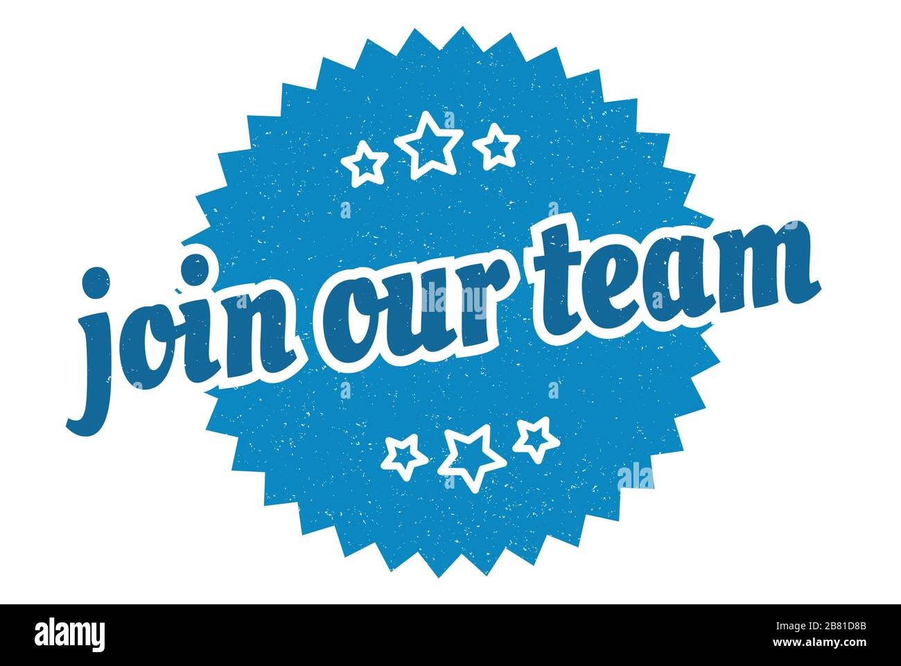 join our team sign. join our team round vintage retro label. join our ...