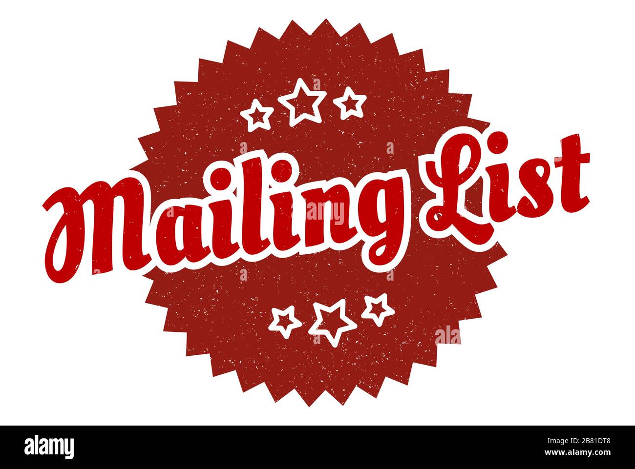 Mailing list banner template hi-res stock photography and images - Alamy