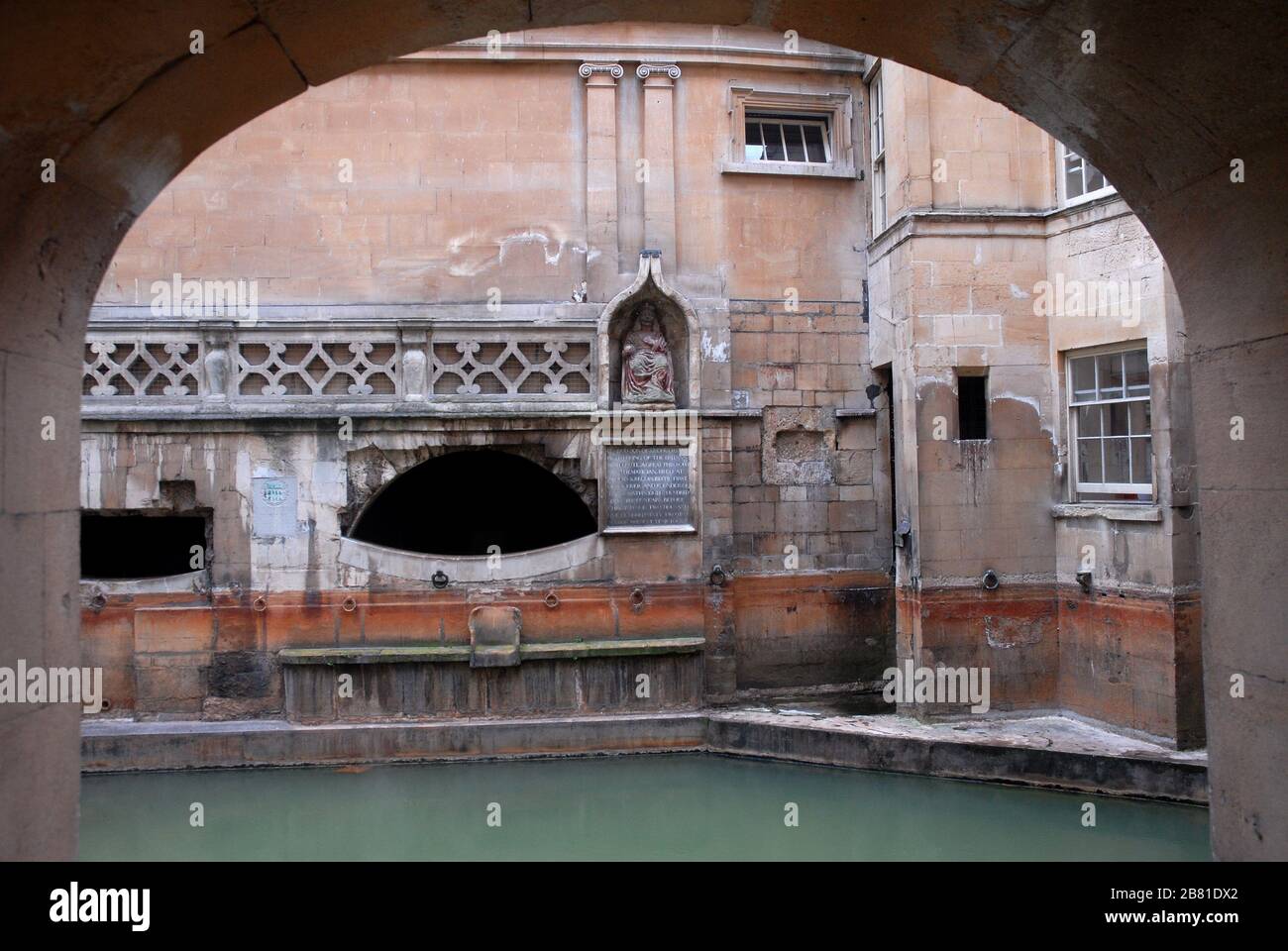 King Bladud's statue, the King's Bath, The King’s Bath was built, using ...