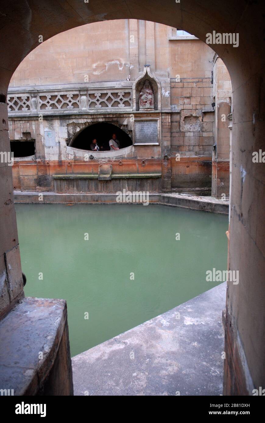 The Sacred Spring. Hot water at a temperature of 460C rises here at the ...