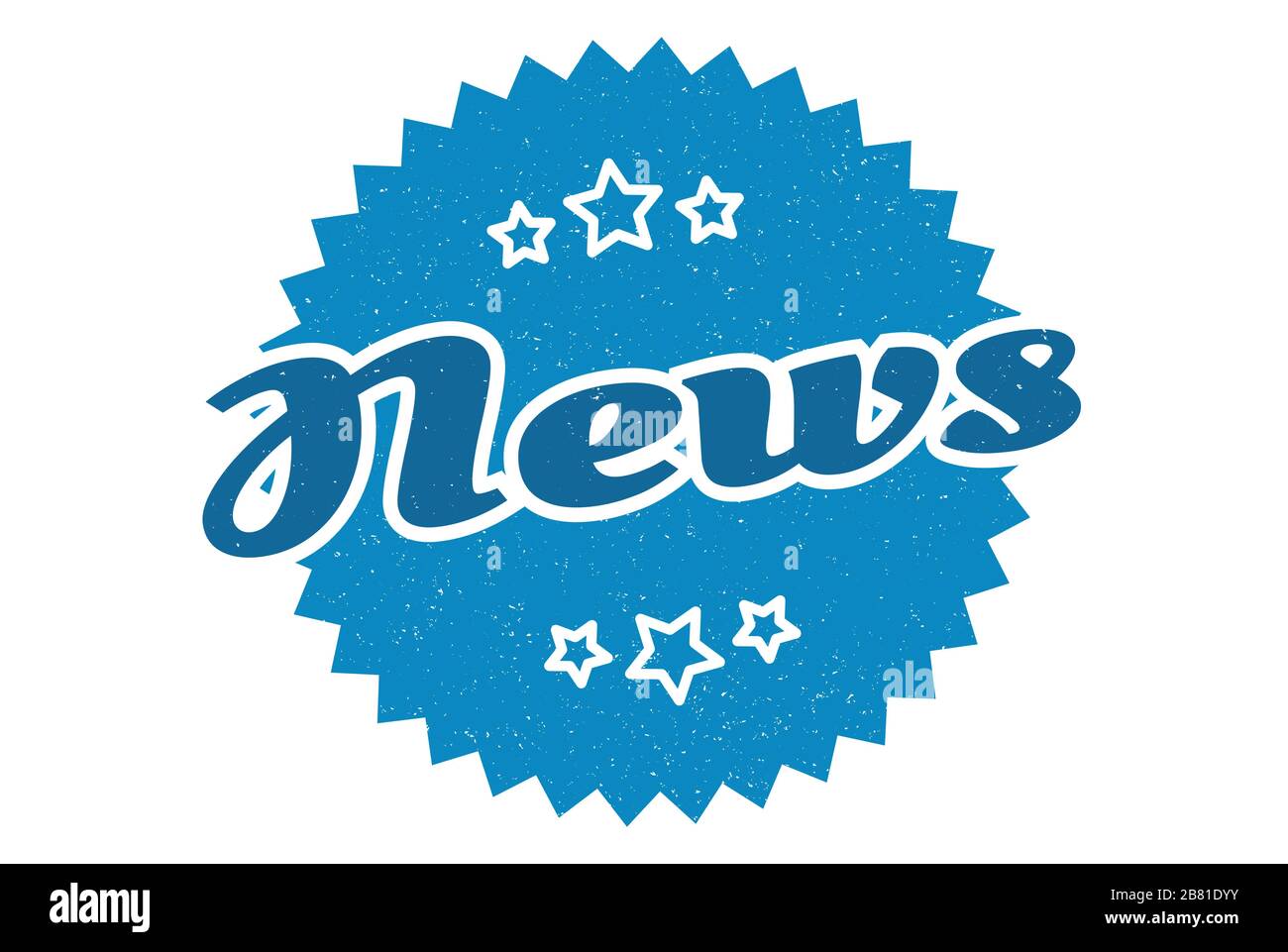 news sign. news round vintage retro label. news Stock Vector Image ...