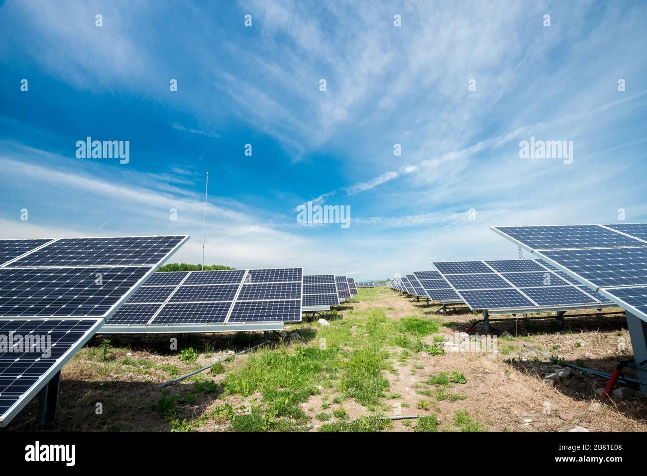 photovoltaic panels - alternative electricity source Stock Photo - Alamy