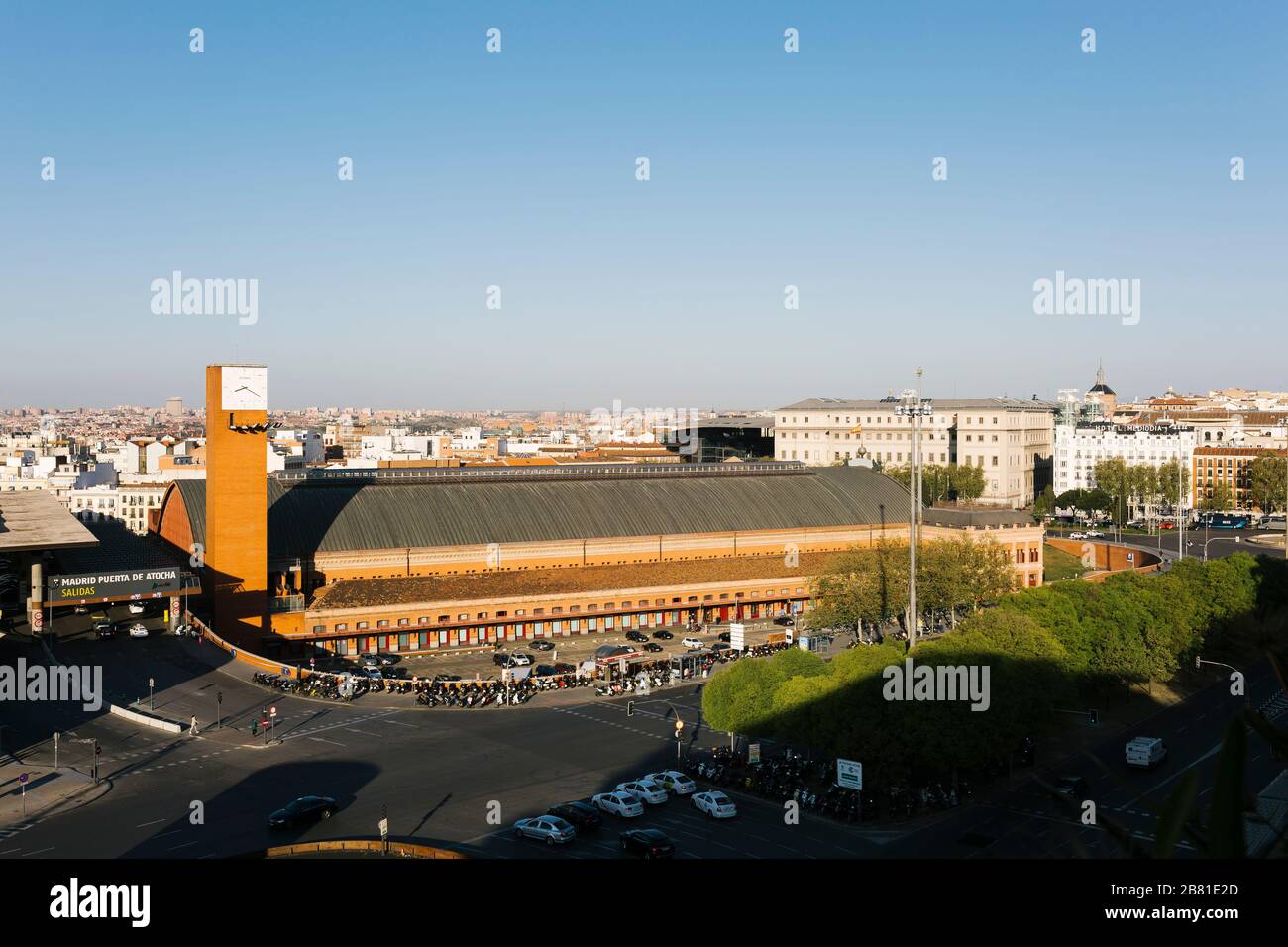 Overview of Atocha Railway station Stock Photo - Alamy