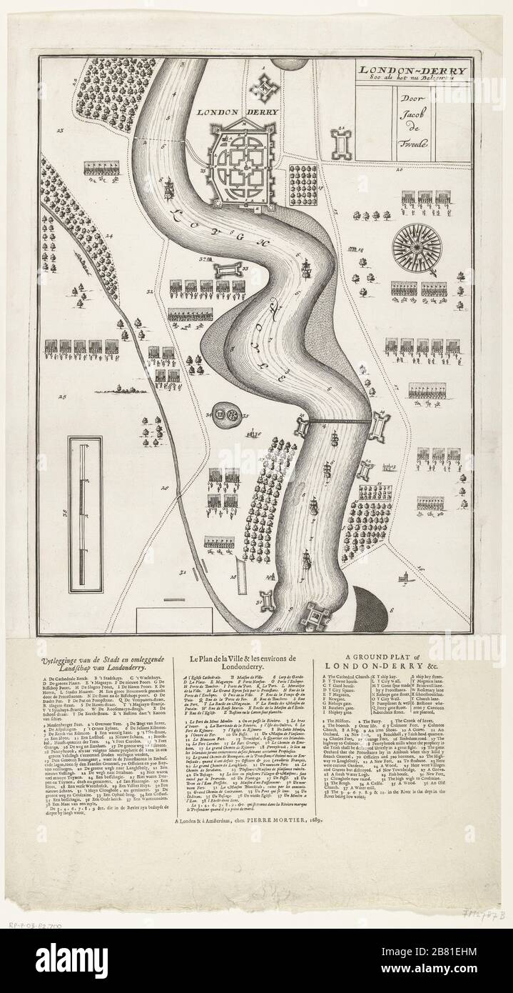 Londonderry map hi-res stock photography and images - Alamy