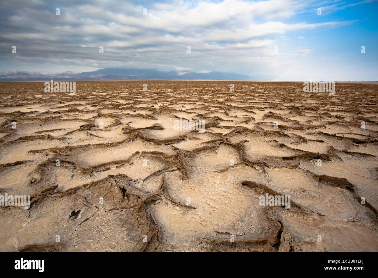 Dry desert landscape in Danakil region on the north of Ethiopia Stock ...